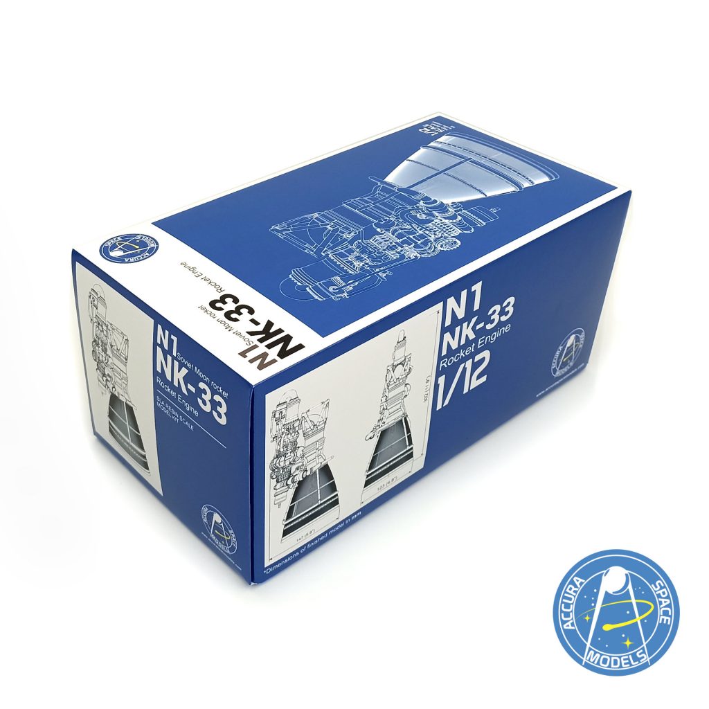 NK 33 - Rocket Engine Scale Model kit - 1/12 - Accuraspacemodels