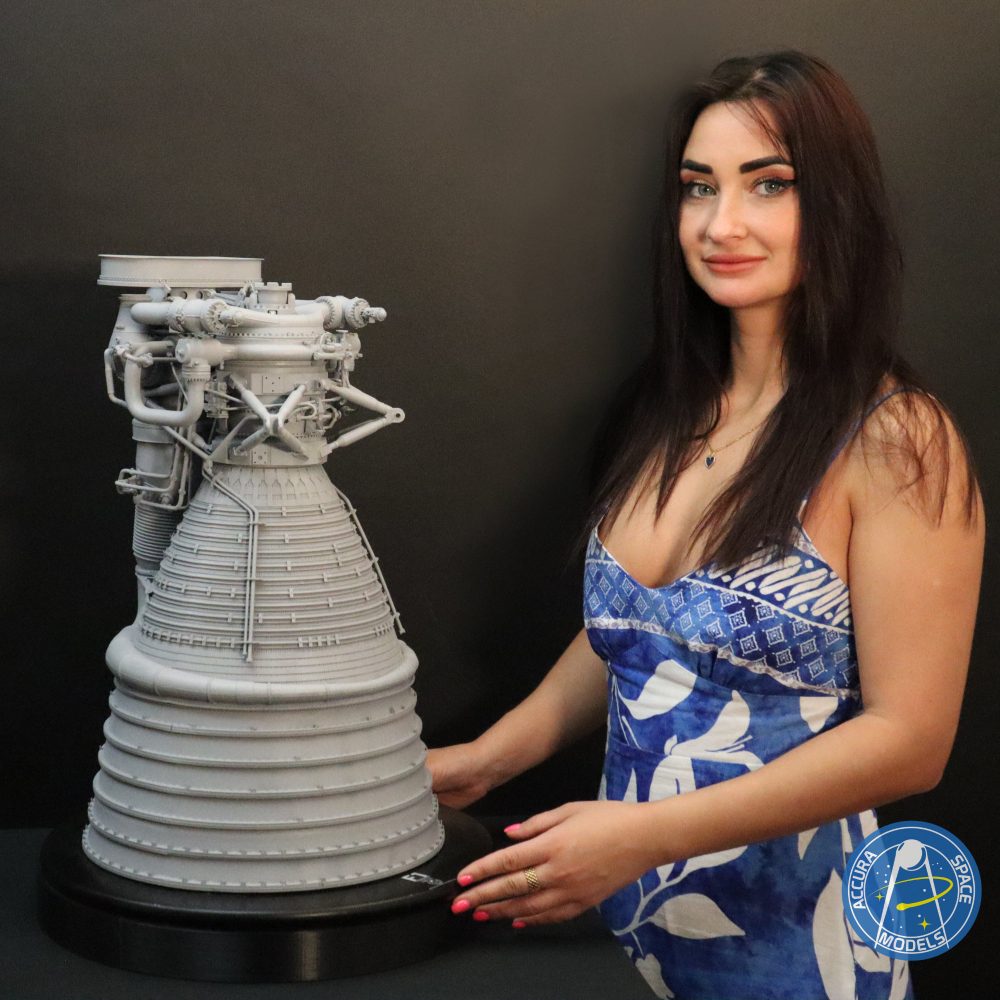 F1 - Rocket Engine Scale Model kit 1/12 - Accuraspacemodels