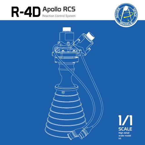 Merlin 1C - rocket engine scale model kit 1/12 - Accuraspacemodels