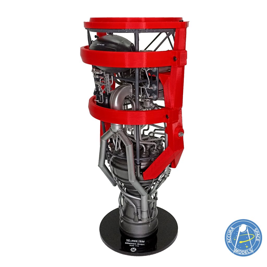 V2 - ROCKET ENGINE - READY TO BE DISPLAYED MODEL - 1/12 SCALE - Rocket ...