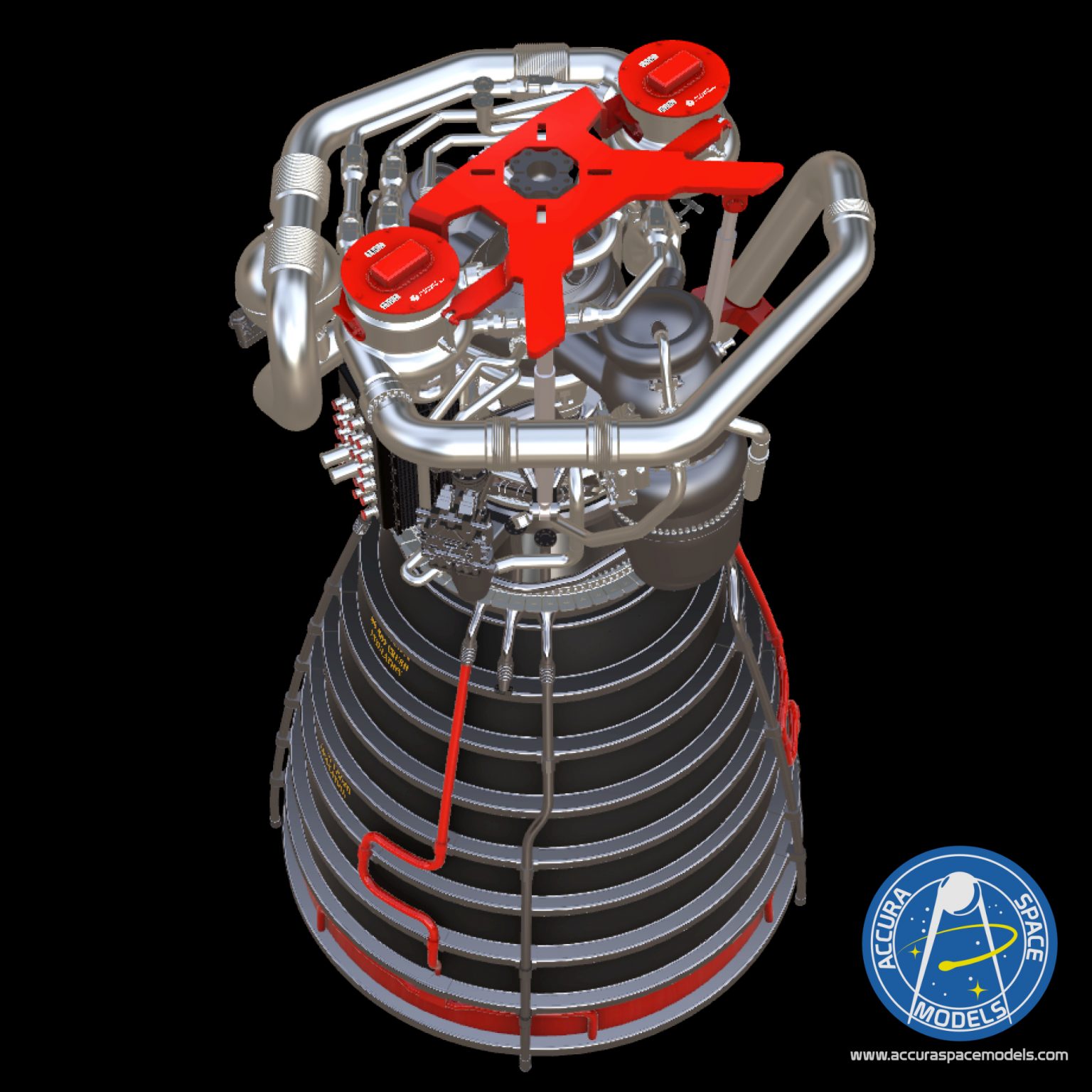 RS-25 scale model kit 1/12 by Accuraspacemodels