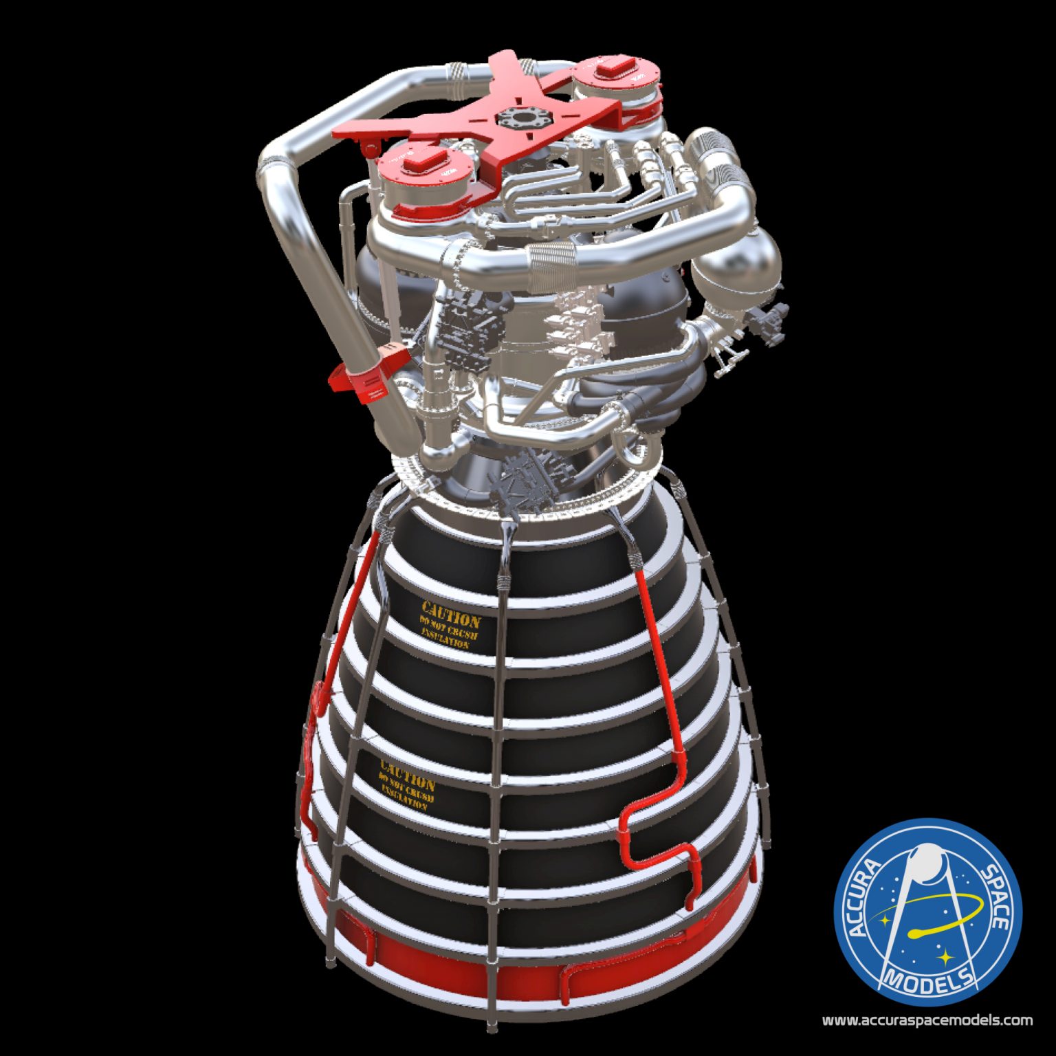 RS-25 scale model kit 1/12 by Accuraspacemodels