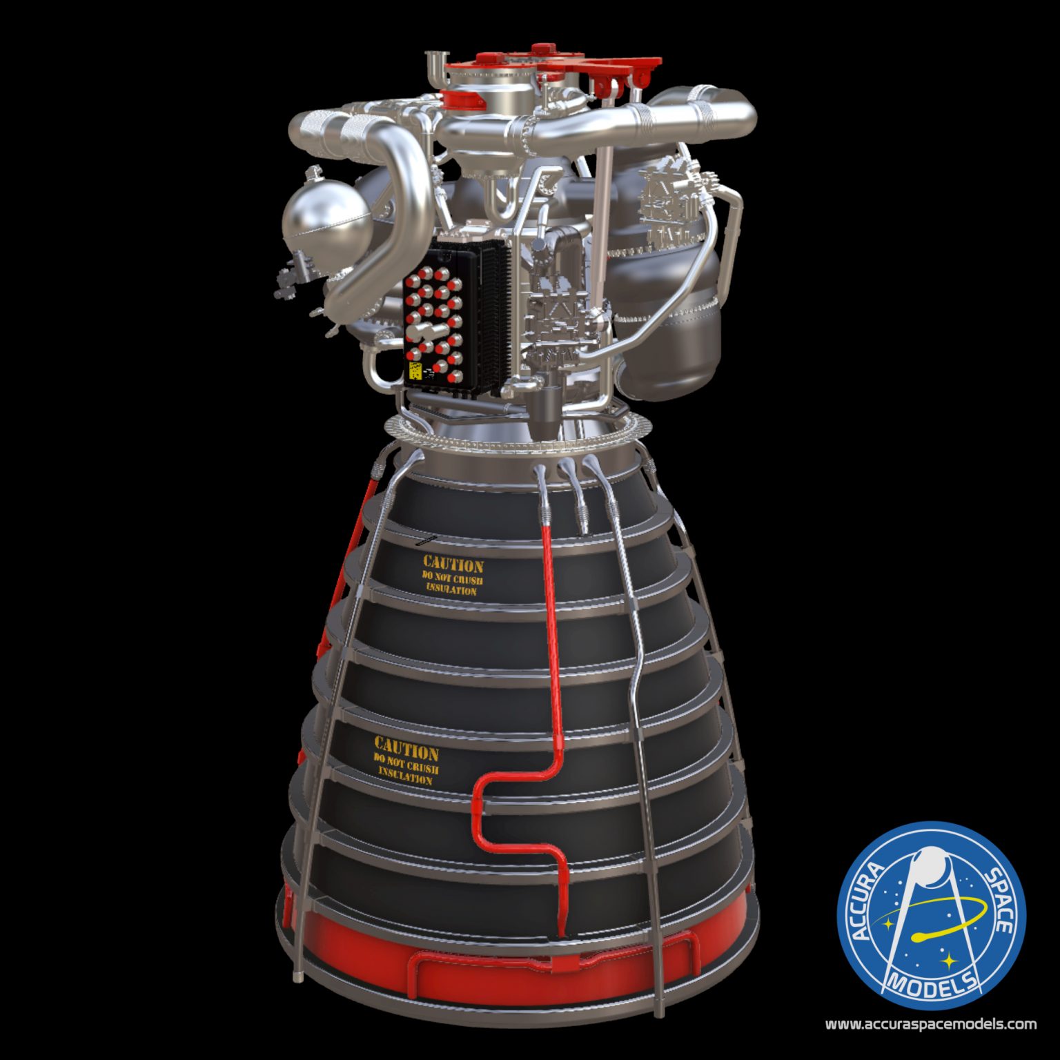 RS-25 scale model kit 1/12 by Accuraspacemodels