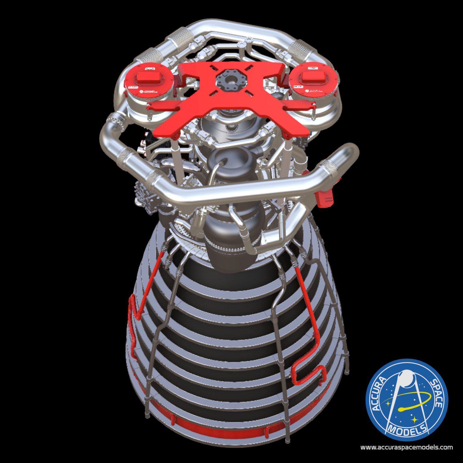 RS-25 scale model kit 1/12 by Accuraspacemodels